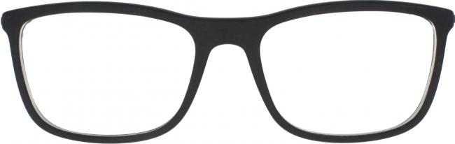 Ray Ban Brille RX 7029 2077 Gr 55 in schwarz matt